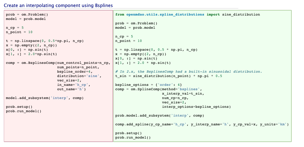 What to do when OpenMDAO Deprecates A Component? | OpenMDAO.org